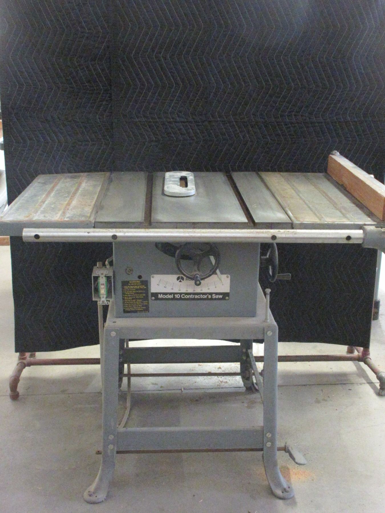 Rockwell Model 10 Contractors Table- 10"- Good Condition- Works