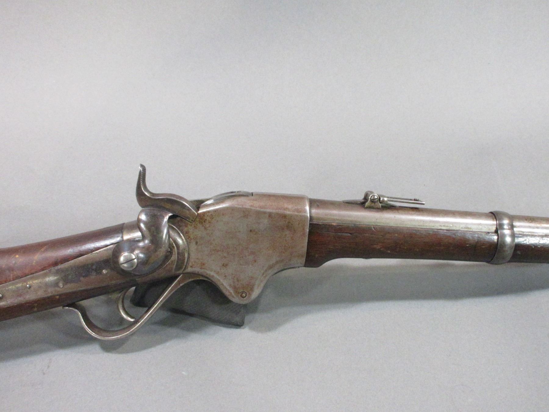 Spencer Single Shot Saddle Ring Lever Action Rifle- .52- 22" Barrel ...