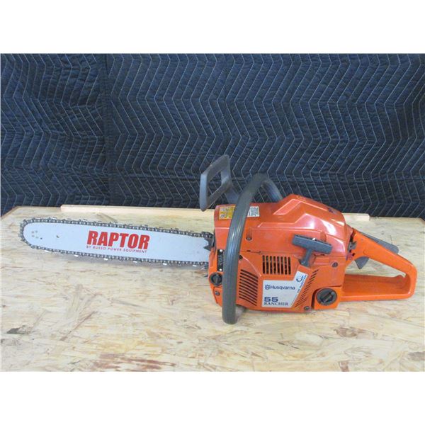 Husqvarna Rancher 55 Chainsaw- Very Good Condition- Runs Great
