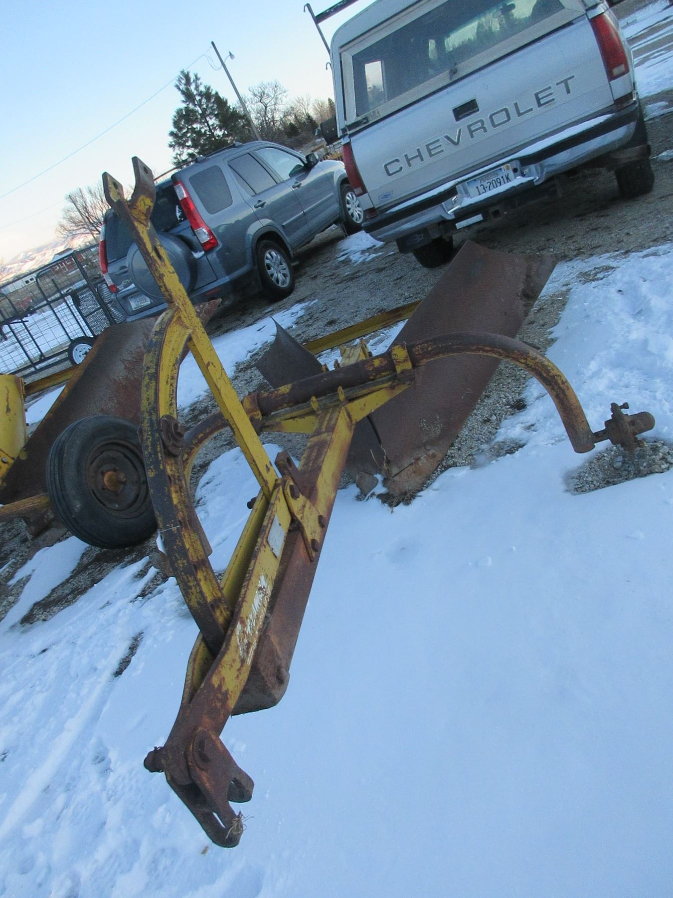 Hydraulic Pull Behind Ditcher- No Tires