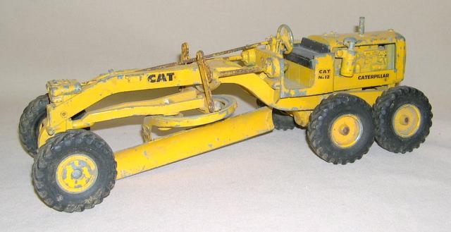 Ertl Cat #12 Road Grader w. Old CAT decals