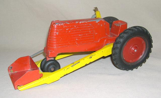 Oliver Slik Lansing Red Tractor w/ Loader