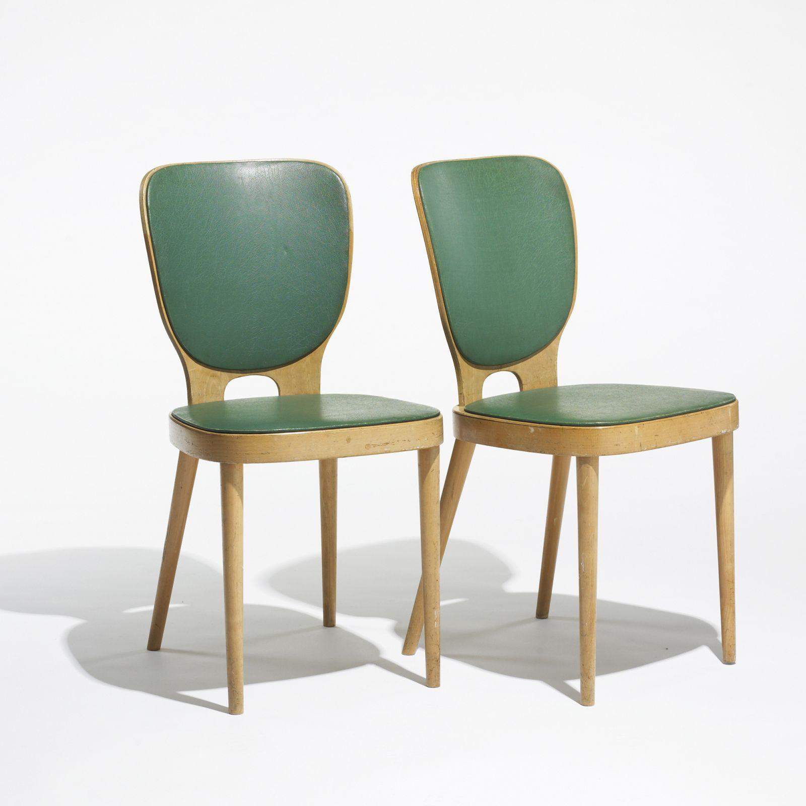 Max Bill side chairs, pair