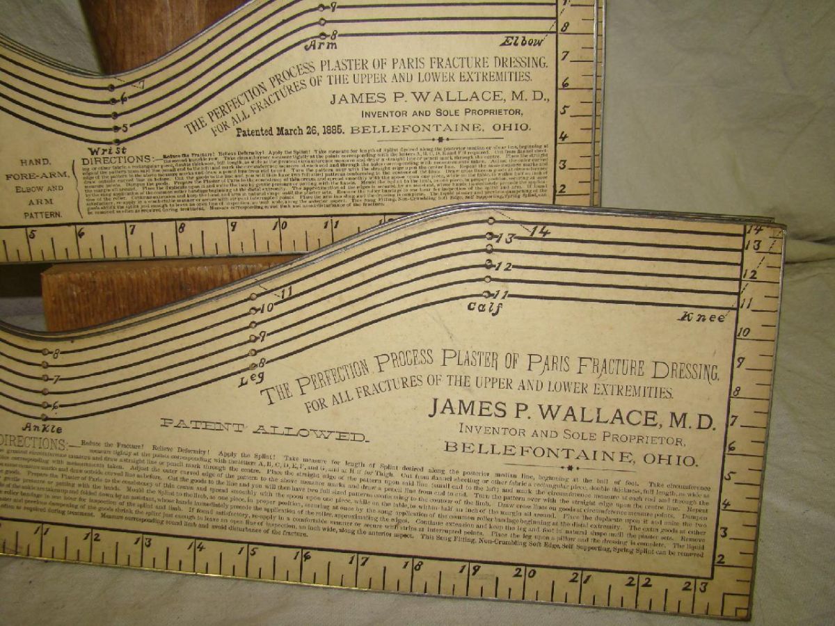 Civil War Era Wooden Leg Splint