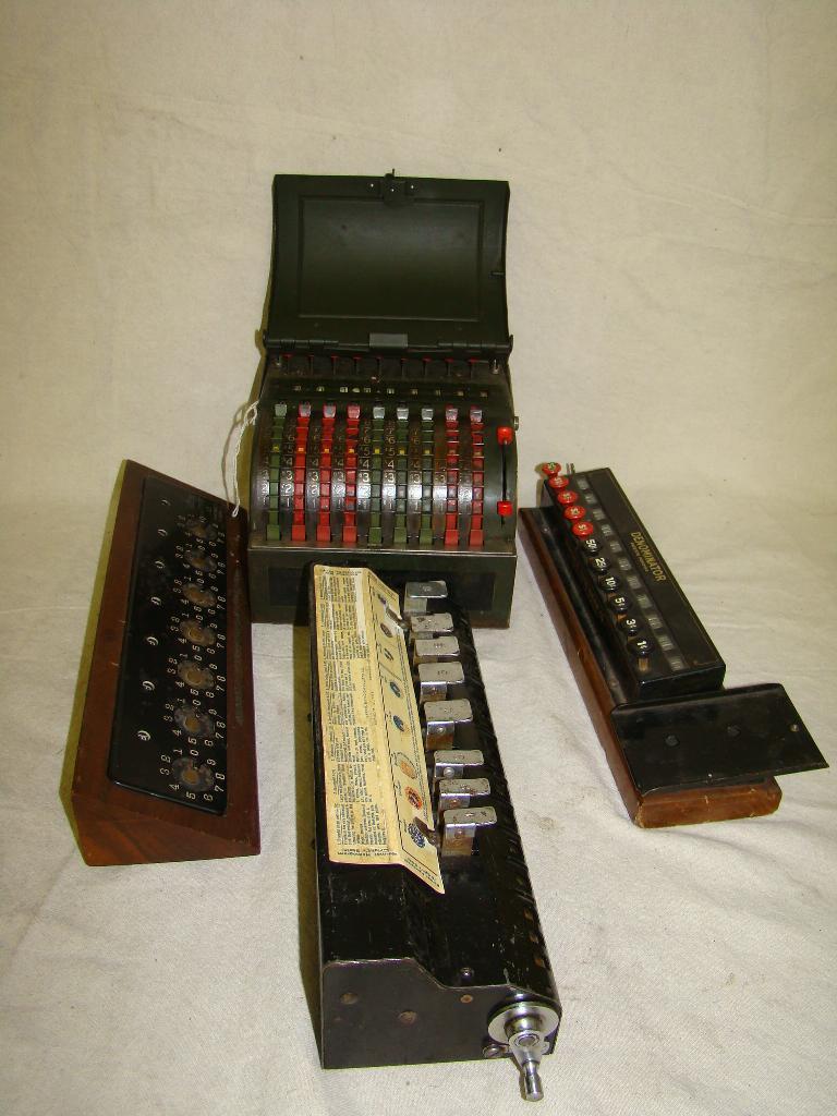 Lot of 4 Calculating Machines