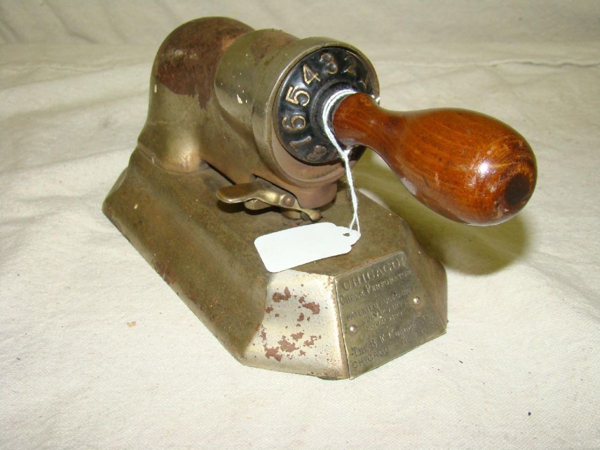 Chicago Check Perforator