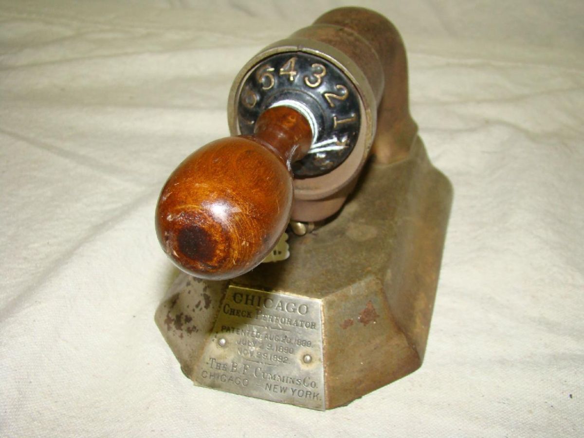 Chicago Check Perforator