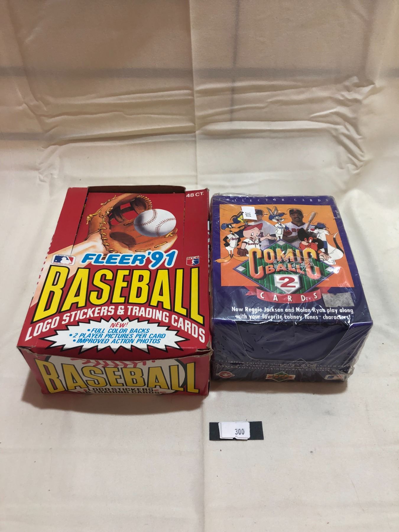 Fleer '91 Baseball Trading Cards & Comic Ball Cards