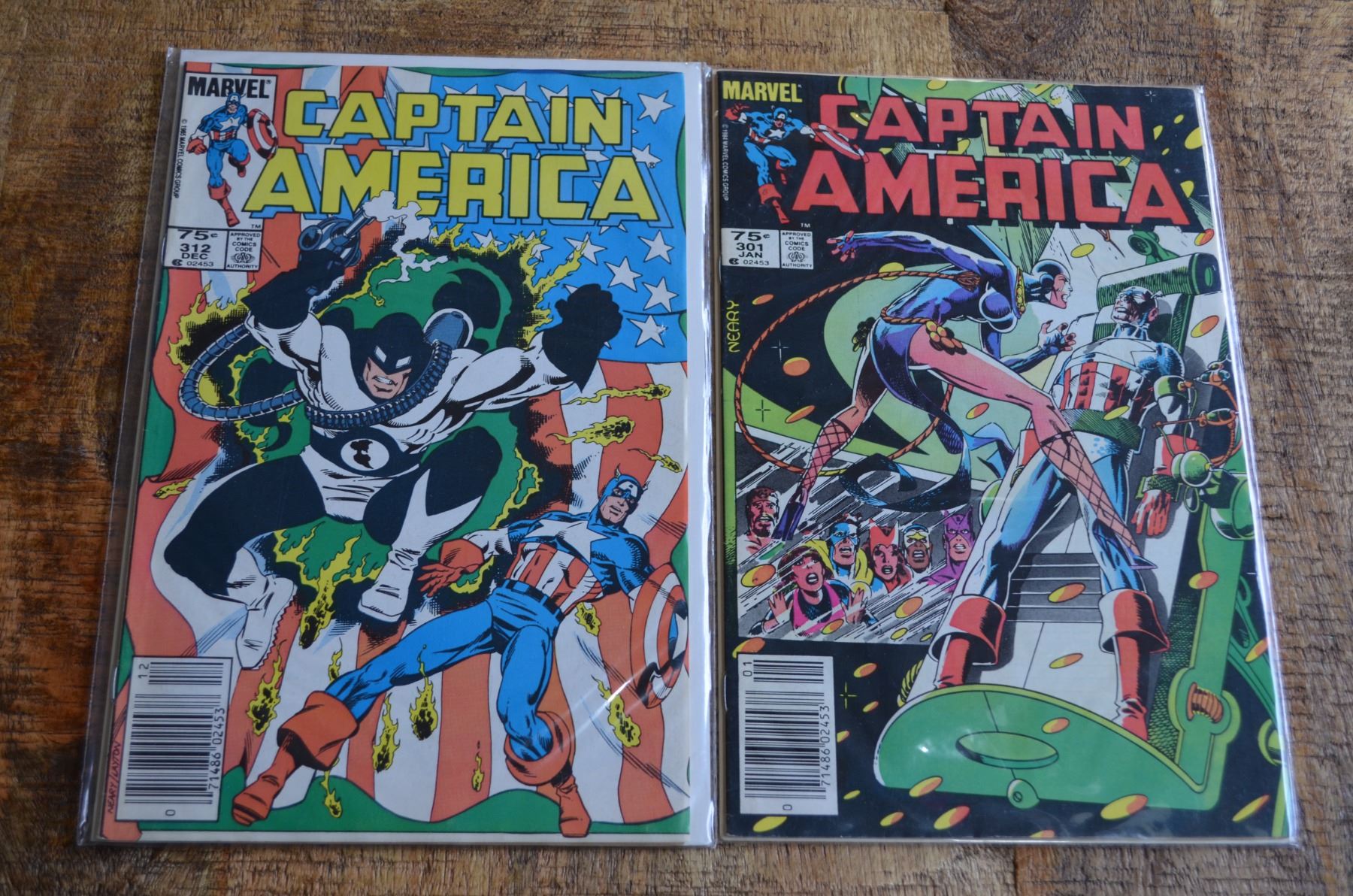 Captain America 301 312 Canadian Newsstand