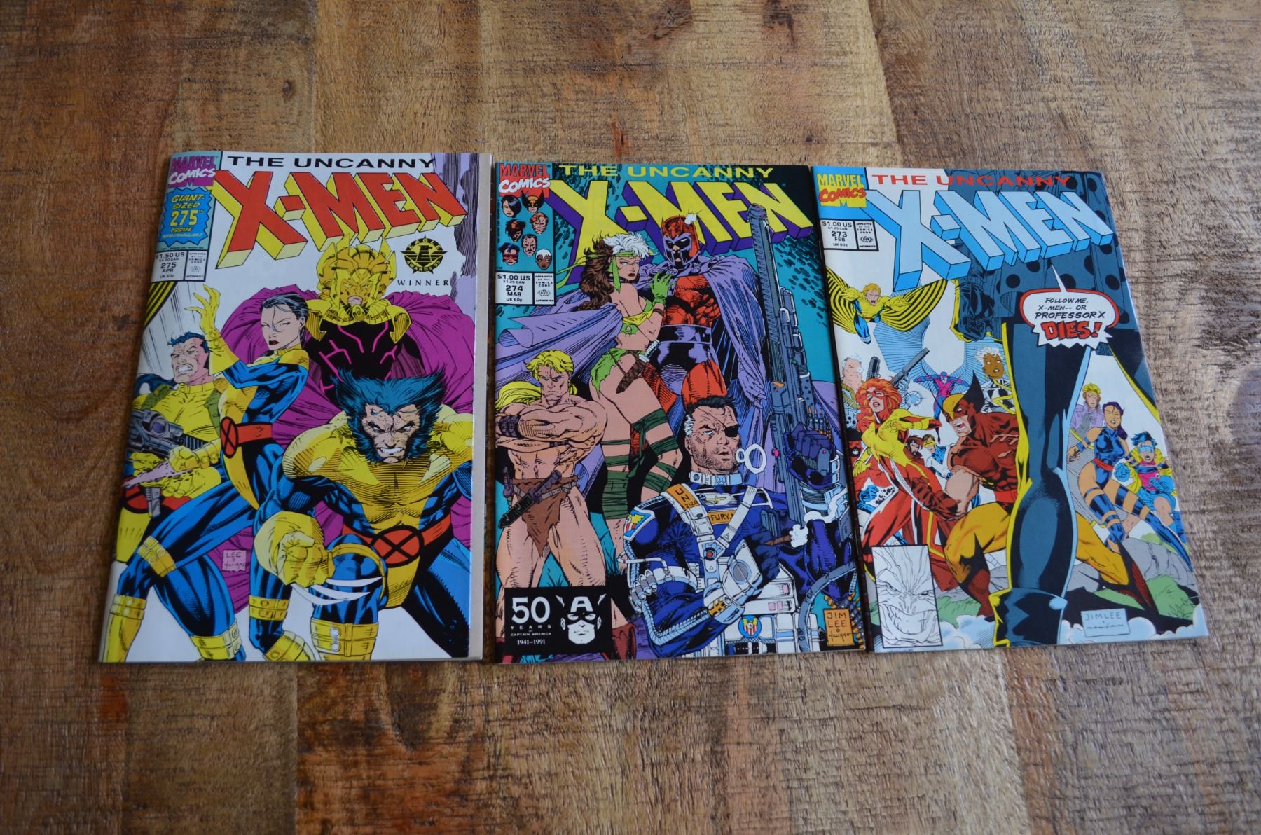 Uncanny X-Men 273 274 275