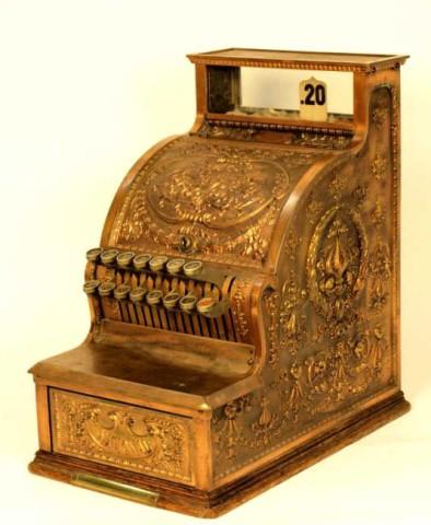 Brass National Cash Register model 311