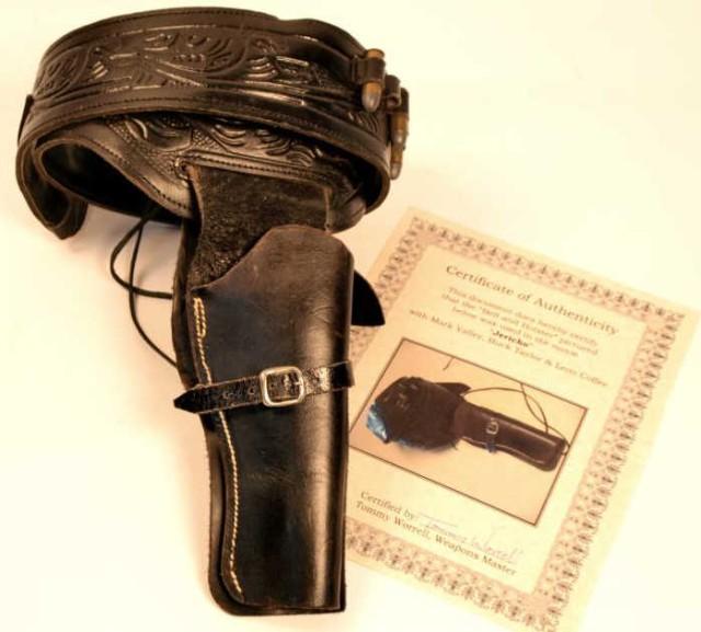 Black leather gun rig used in the movie "Jericho"