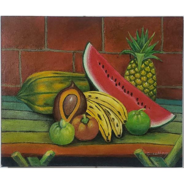 Antique Oil Canvas 1976 Signed "Guillen" - Amazing Still Life / Unique ...