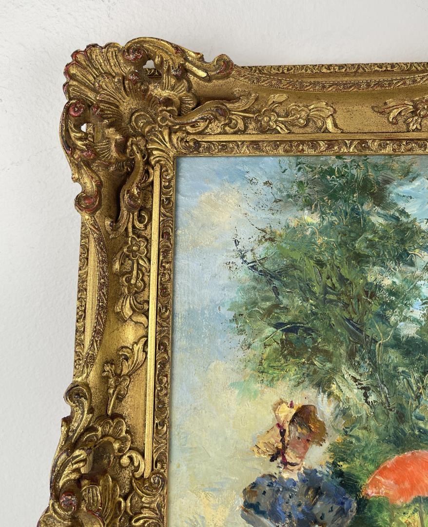 Erhard Amadeus Dier Oil on Board Painting