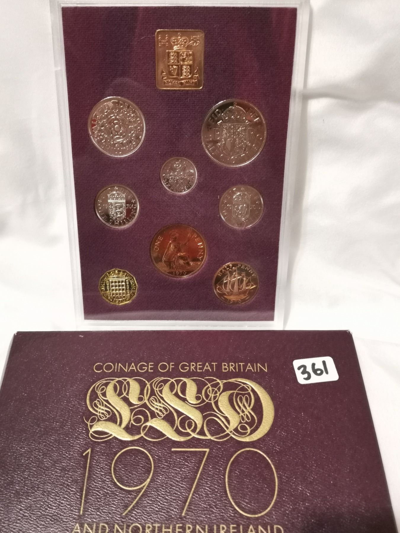 1970 Great Britain/Northern Ireland Coin Set/ Last year for old coins