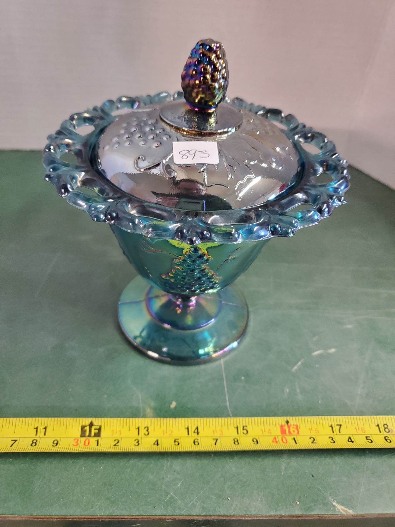 Candy Dish Carnival Glass