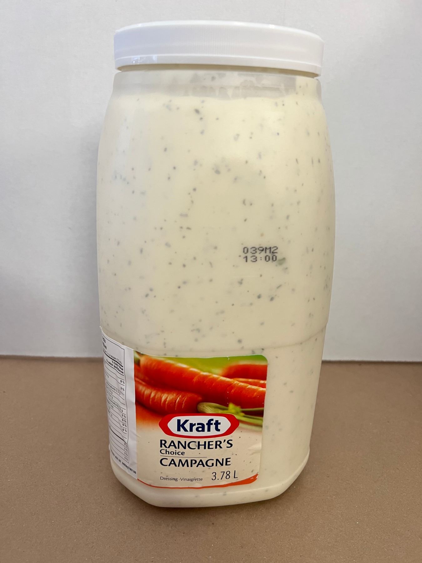 Kraft Ranch Dressing (3.78 L) - per jug