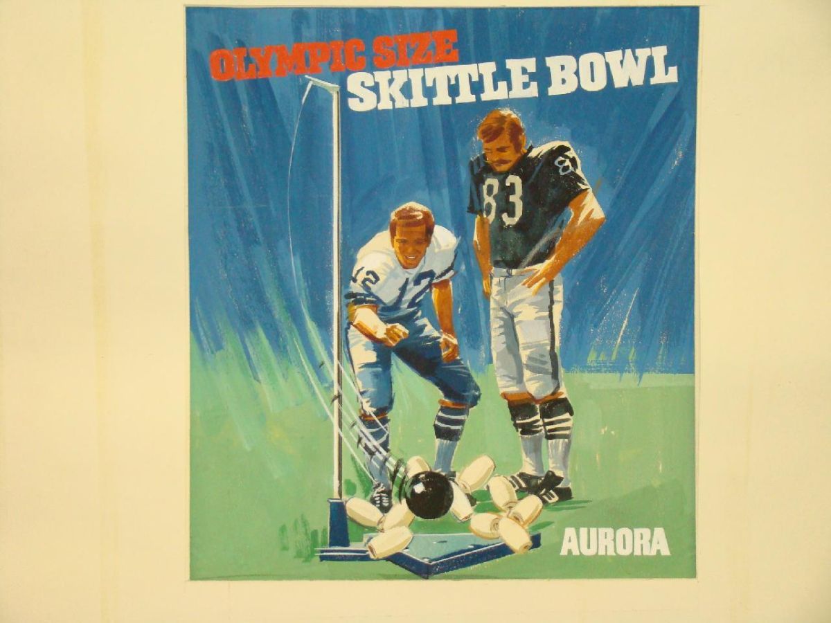 Original Sports Advertising Art.