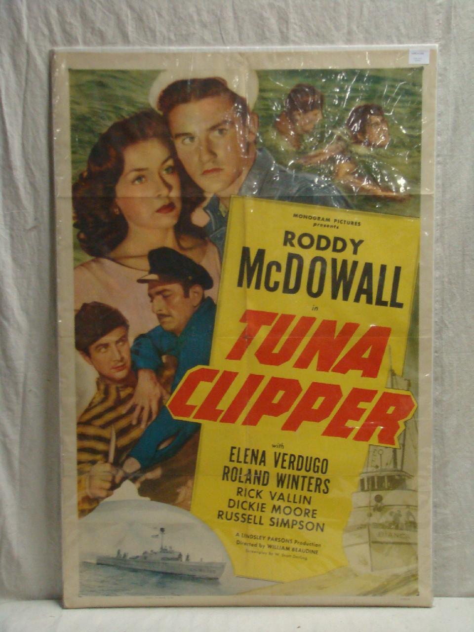 Tuna Clipper Movie Poster. Roddy McDowall