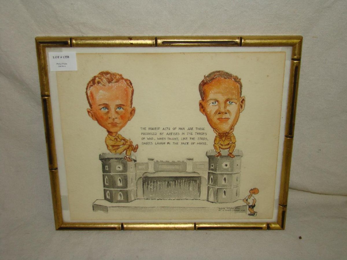 Don Trachte. Original Cartoon Illustration.