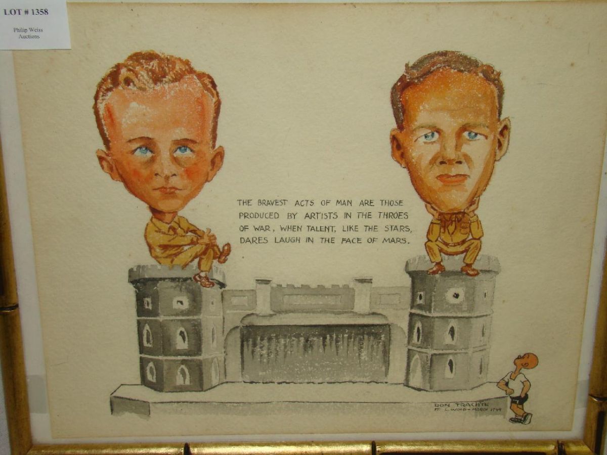 Don Trachte. Original Cartoon Illustration.