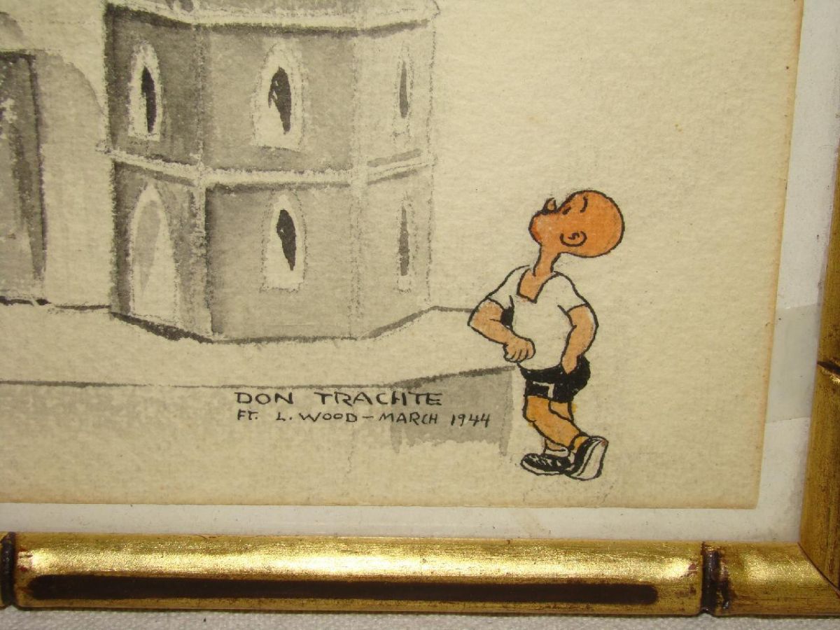 Don Trachte. Original Cartoon Illustration.