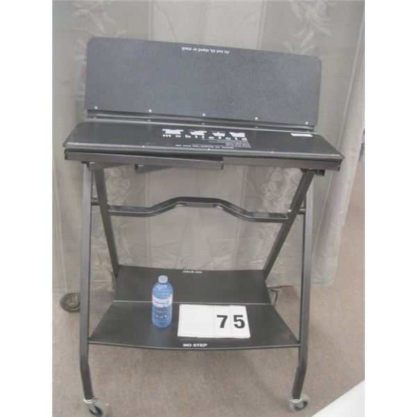 Mobilefold Table On Wheels