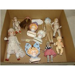 Lot of 9 Dolls.