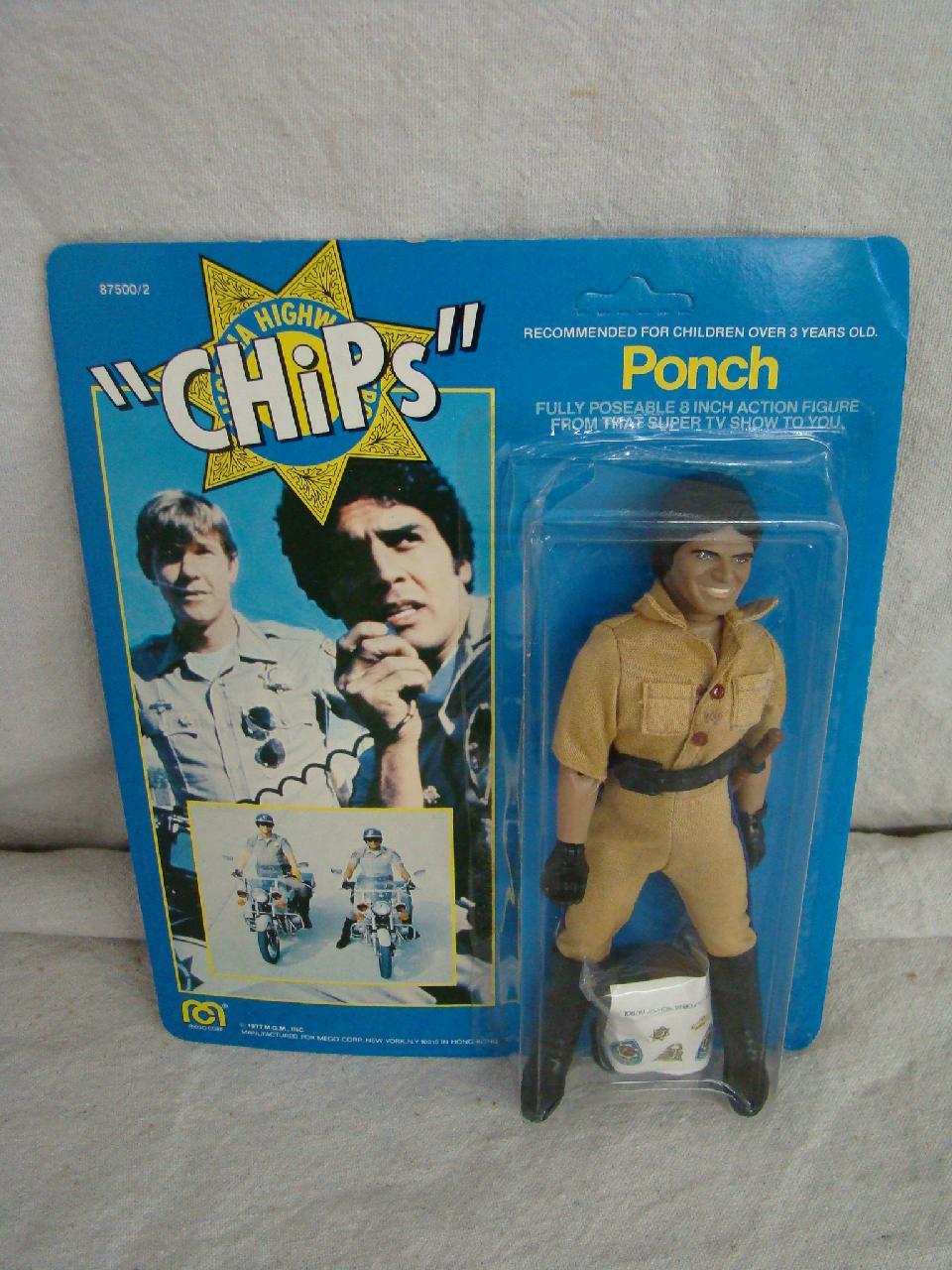Set of 3 MOC CHIPS Figures Mego