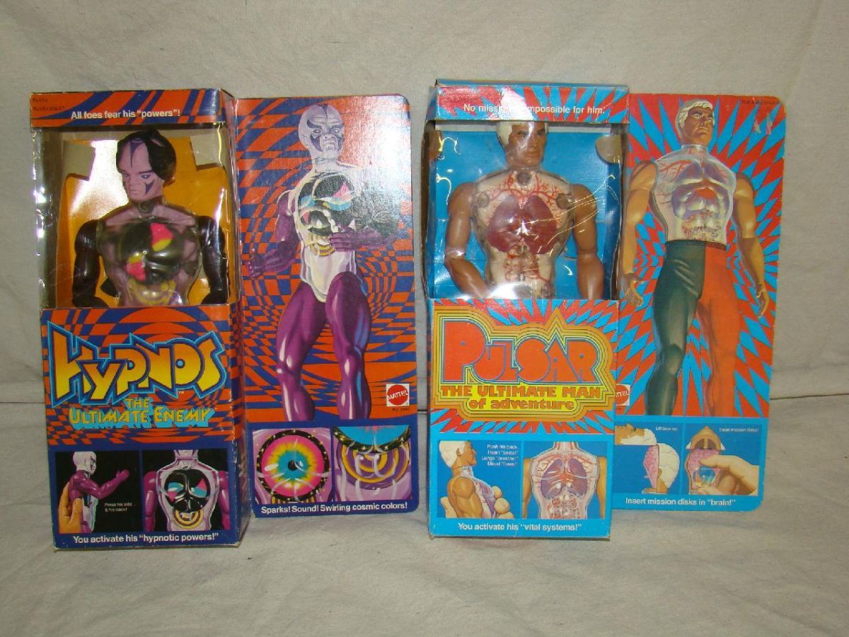 Mattel Mint in Box Pulsar & Hypnos Action Figures