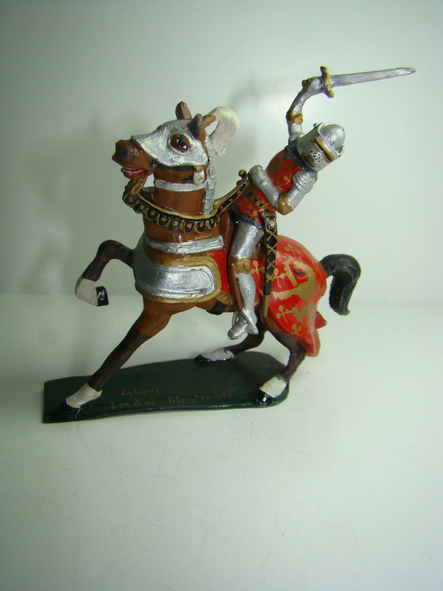 Courtenay. Mounted. Alain Lord of Montendre.