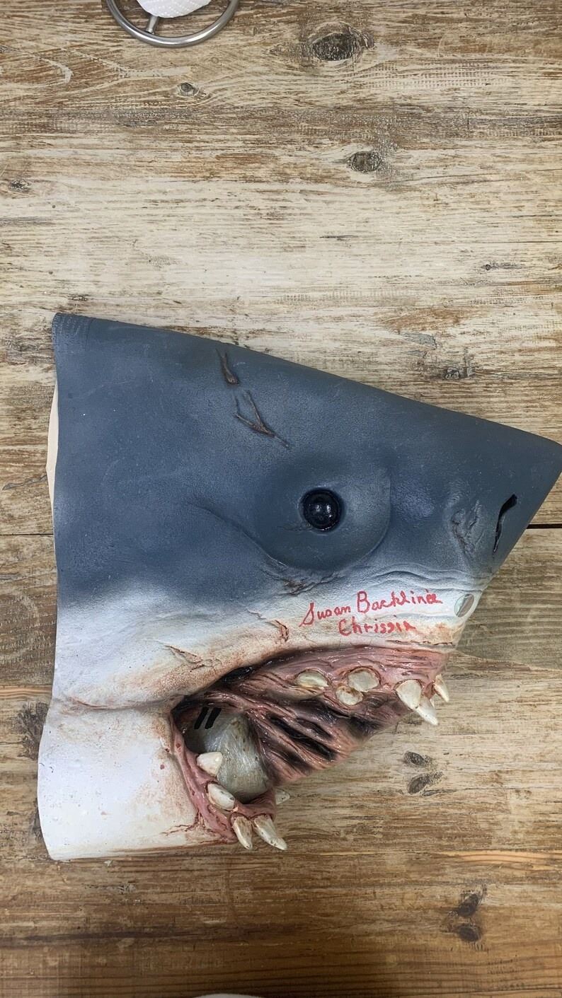Signed Jaws Shark Mask