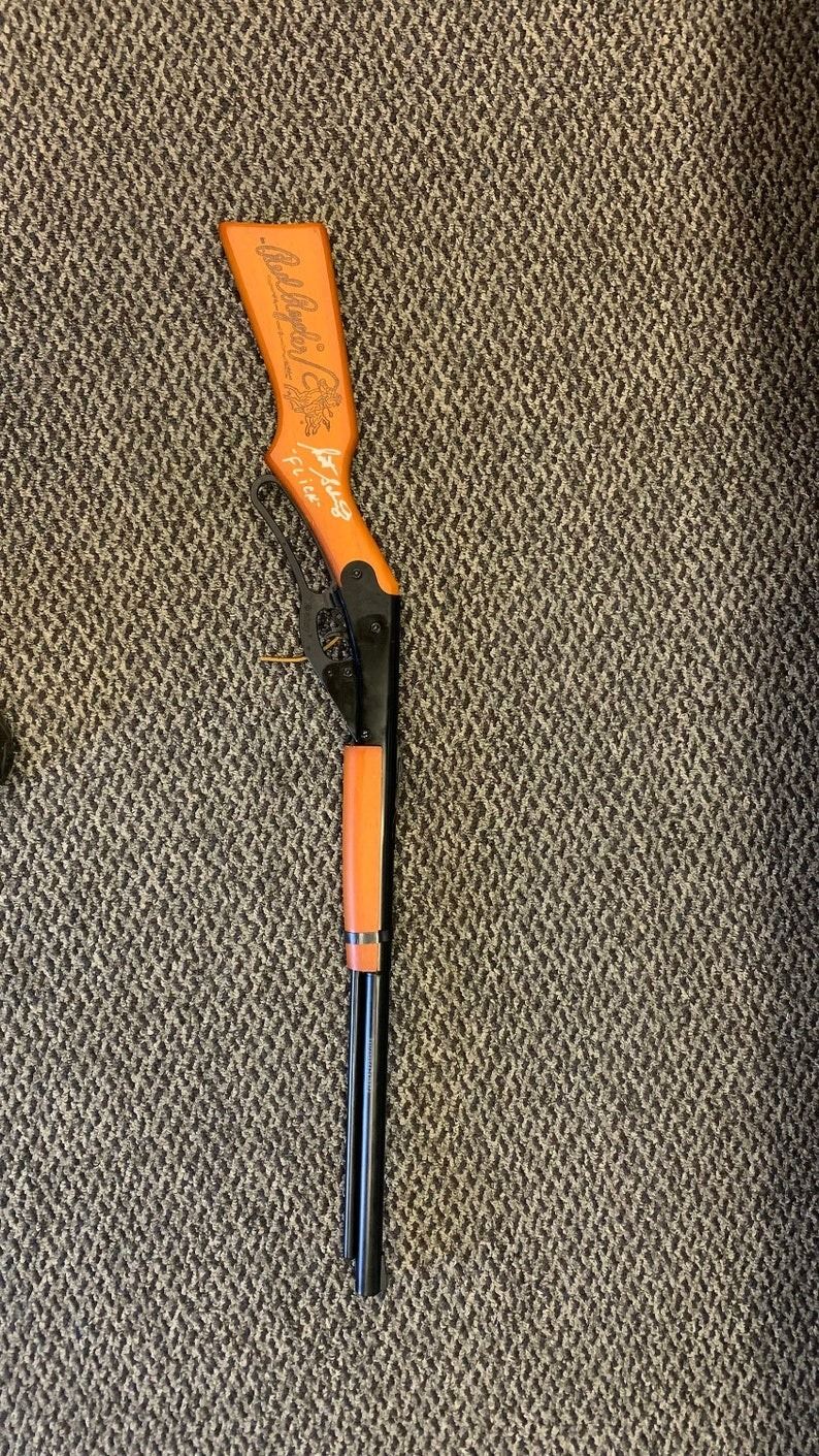 Signed "A Christmas Story" Prop Red Rioter BB Gun