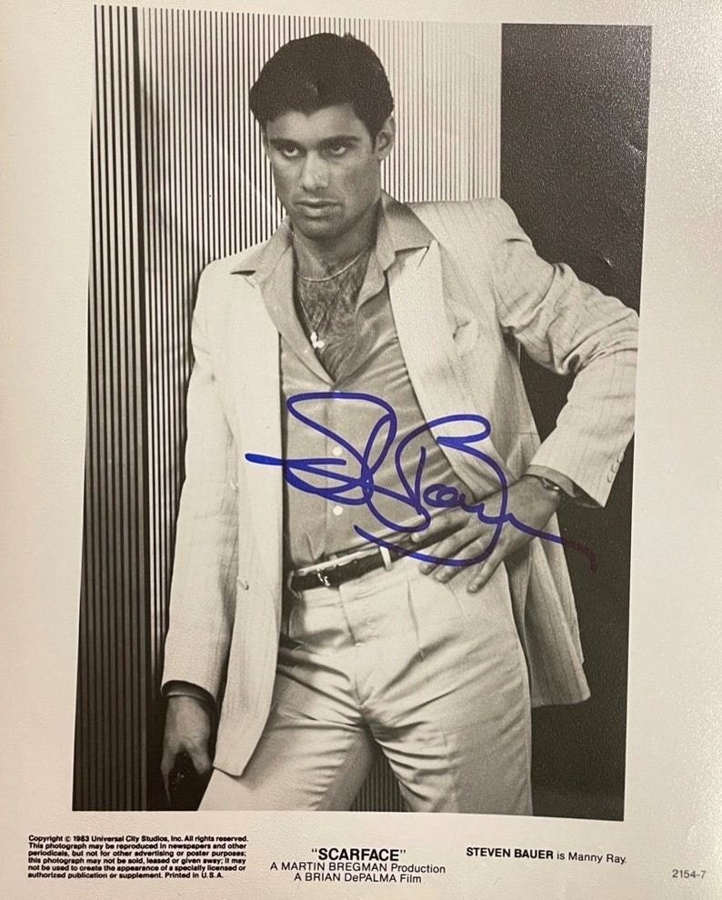 Signed Scarface "Manny Ray" Photograph