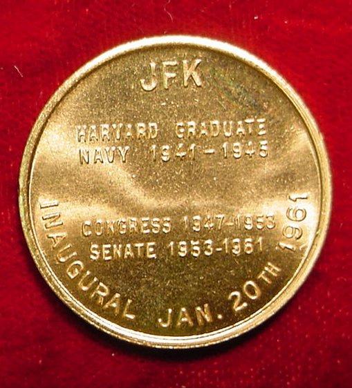 1961 John F. Kennedy Inaugural Medal.