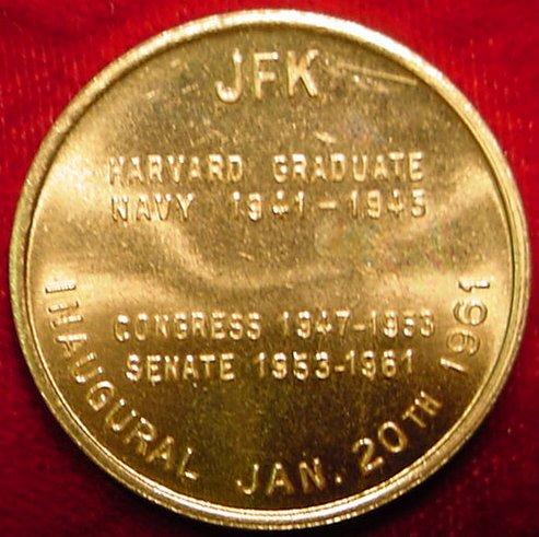 1961 John F. Kennedy Inaugural Medal.