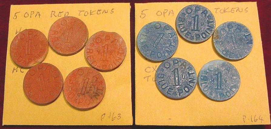 (5) Red & (5) Blue OPA Tokens.