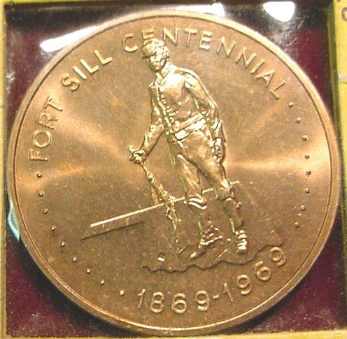 1869-1969 Fort Sill Centennial Bronze