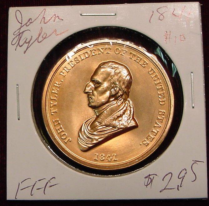 1841 US Mint John Taylor Peace Medal