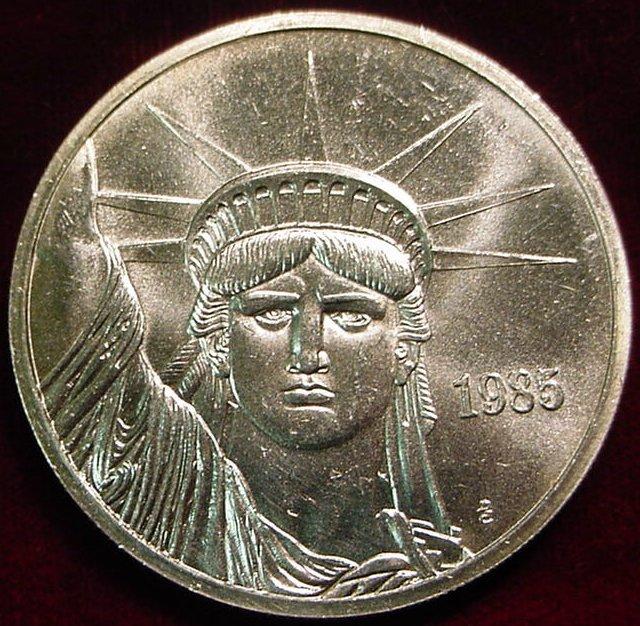 1985 Liberty Trade Silver One Ounce .999