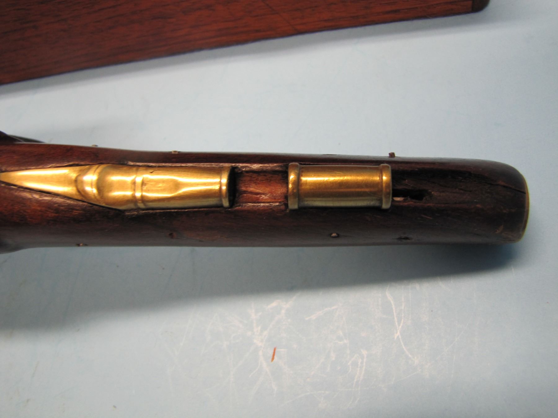 ANTIQUE: John Walker Flintlock English trade pistol;.60 calibre; lock ...