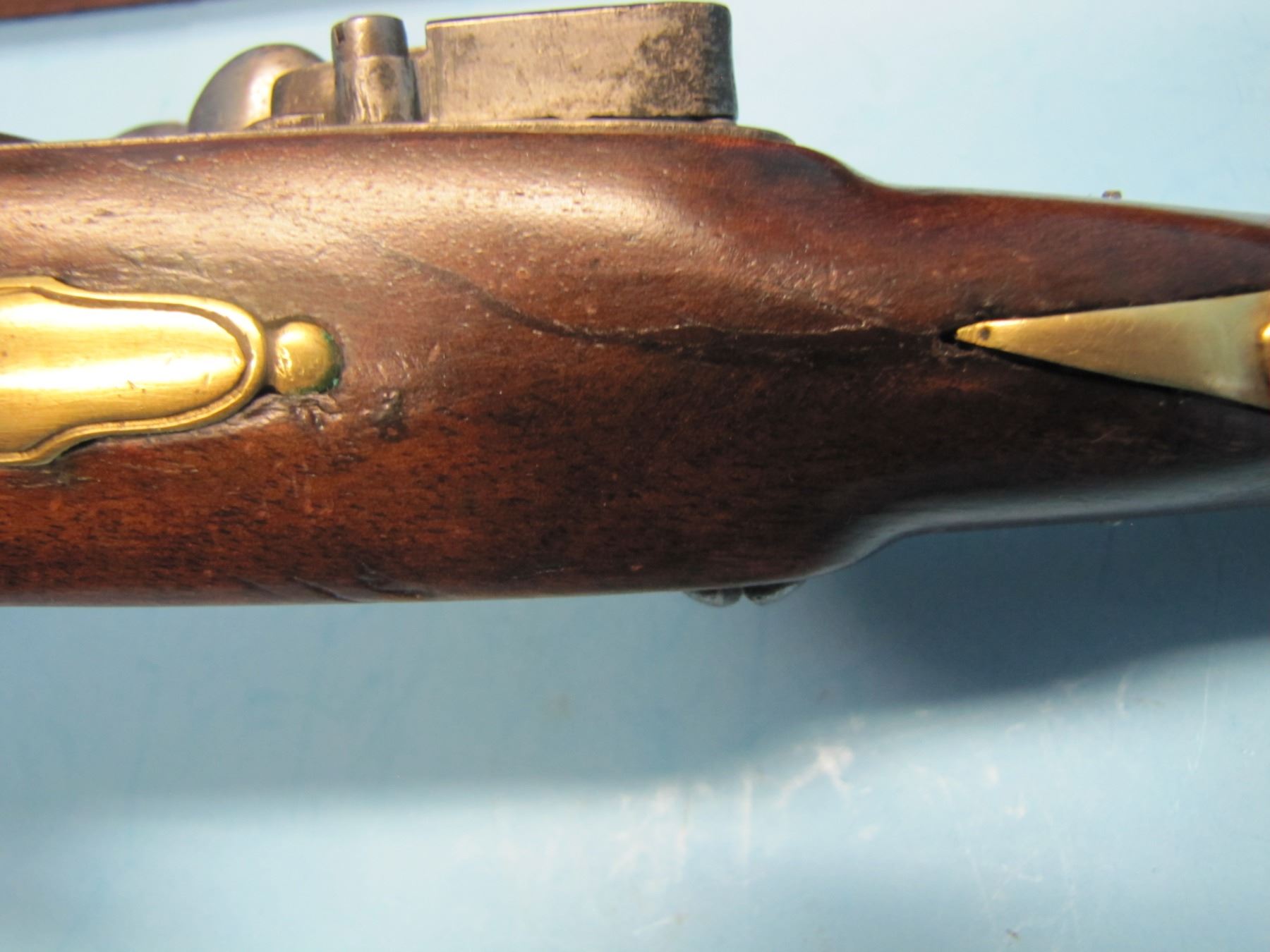 ANTIQUE: John Walker Flintlock English trade pistol;.60 calibre; lock ...