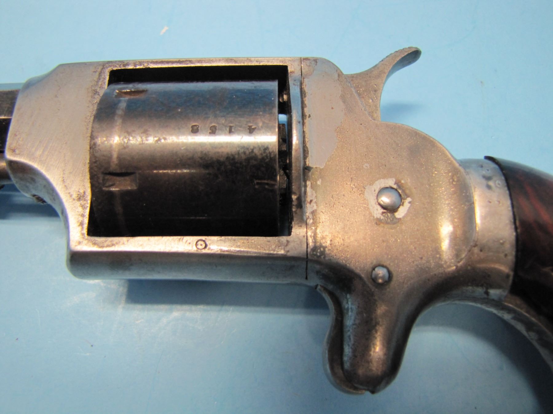 ANTIQUE: WM UHLINGER .32 CALIBER POCKET PISTOL