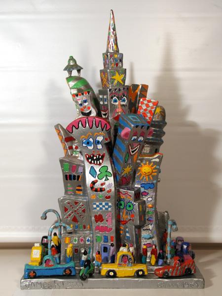 James Rizzi, New York is my Castle, Sculpture