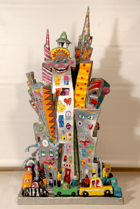James Rizzi, New York is my Castle, Sculpture