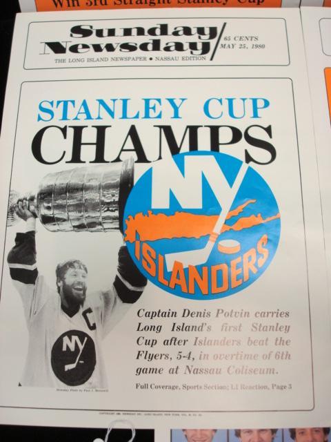 NEWSDAY Copies of Islanders Four Stanley Cup Wins: