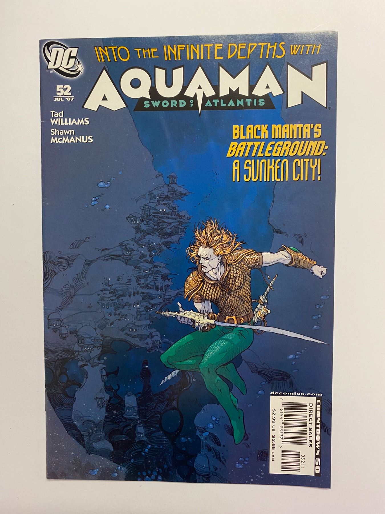 Aquaman 52 DC Vintage Comic Book