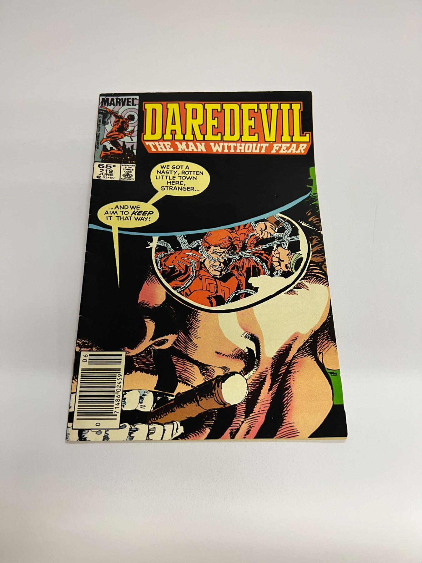 Daredevil #219 Vintage Marvel Comic