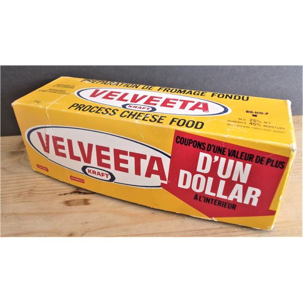 Vintage Kraft Velveeta Cheese Box