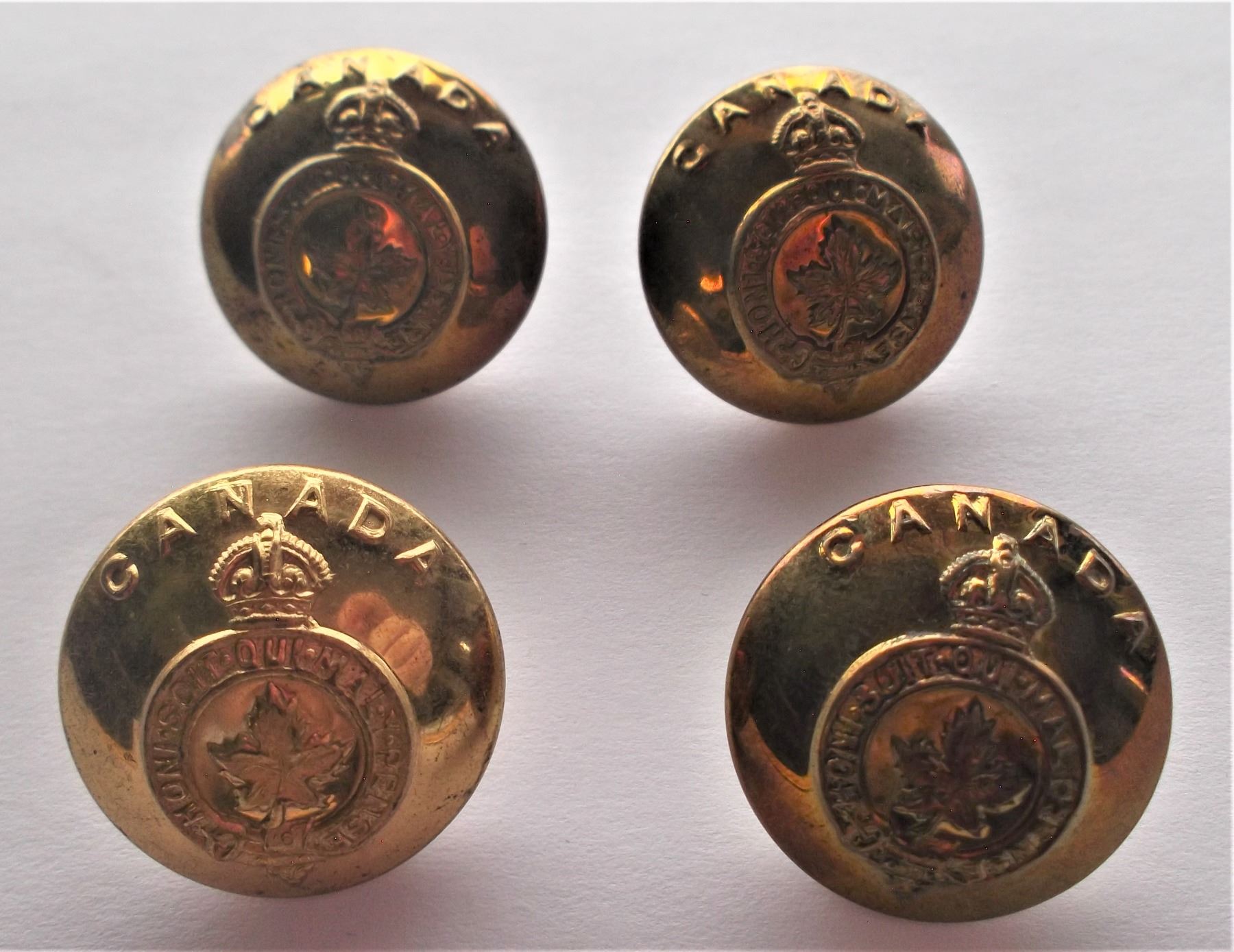Vintage Canadian Armed Forces Buttons